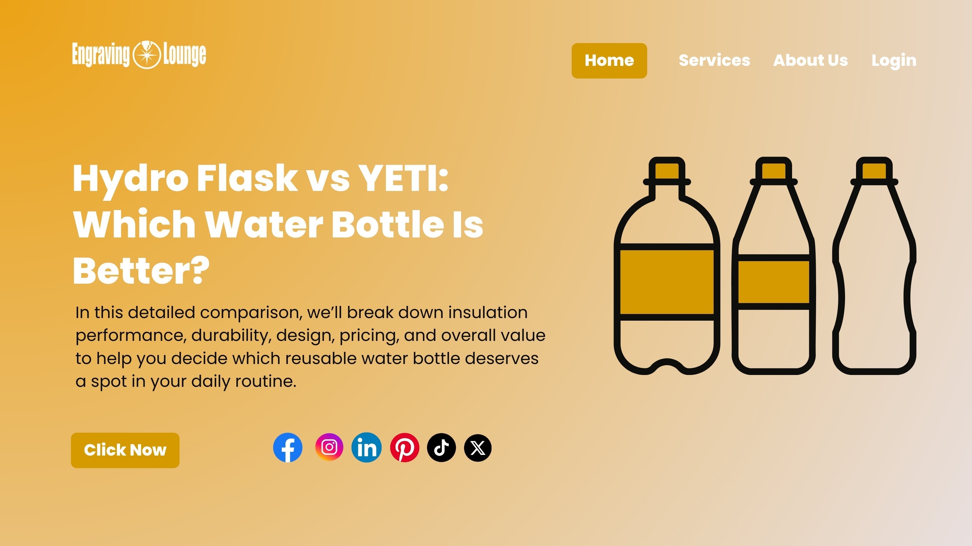 Hydro Flask vs YETI: Which Water Bottle Is Better? – Engraving Lounge